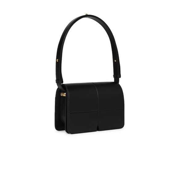 Burberry | Bags | Burberry Snip Black Smooth Leather Bag | Poshmark